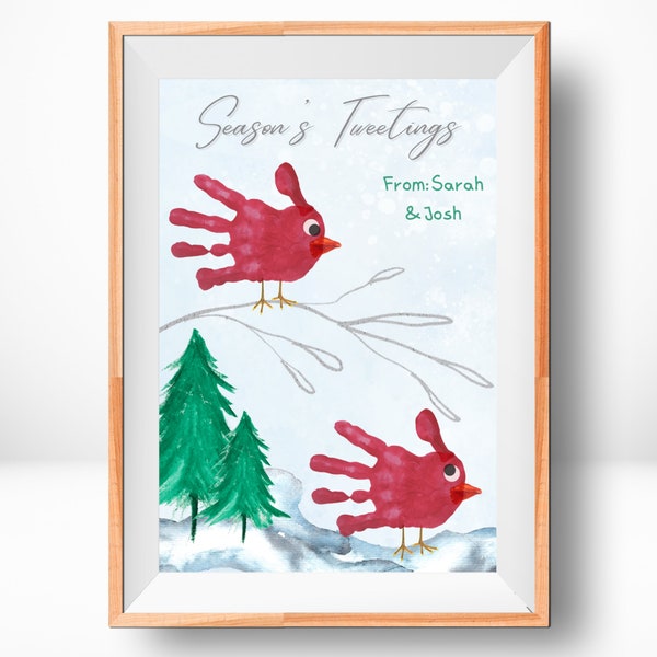 Christmas Handprint - Etsy