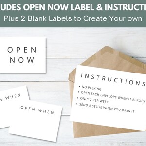 Open When Envelopes College | Printable | Instant Download | Open When ...