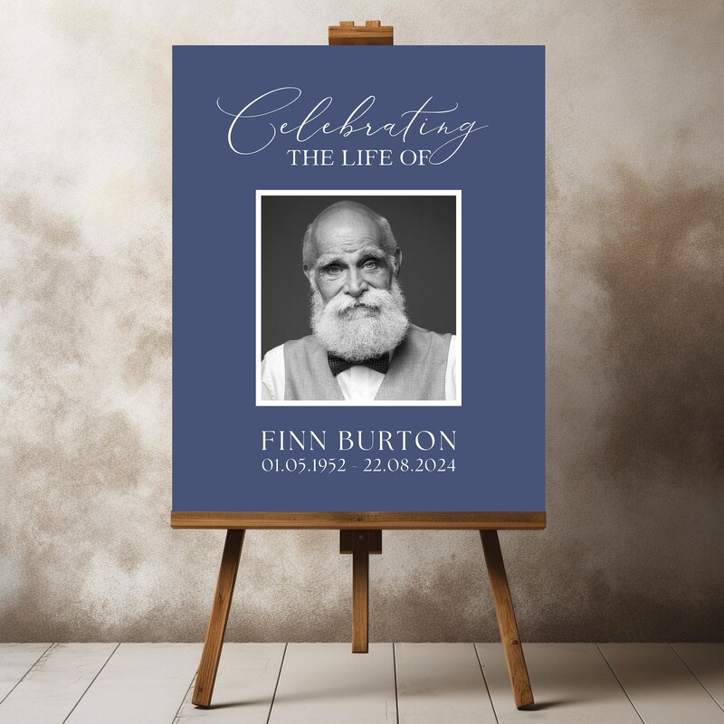 Celebration of Life Poster - Etsy