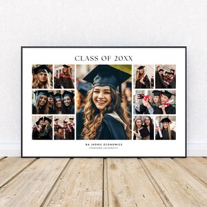 Horizontal Graduation Photo Collage TEMPLATE Class of 2026 ...