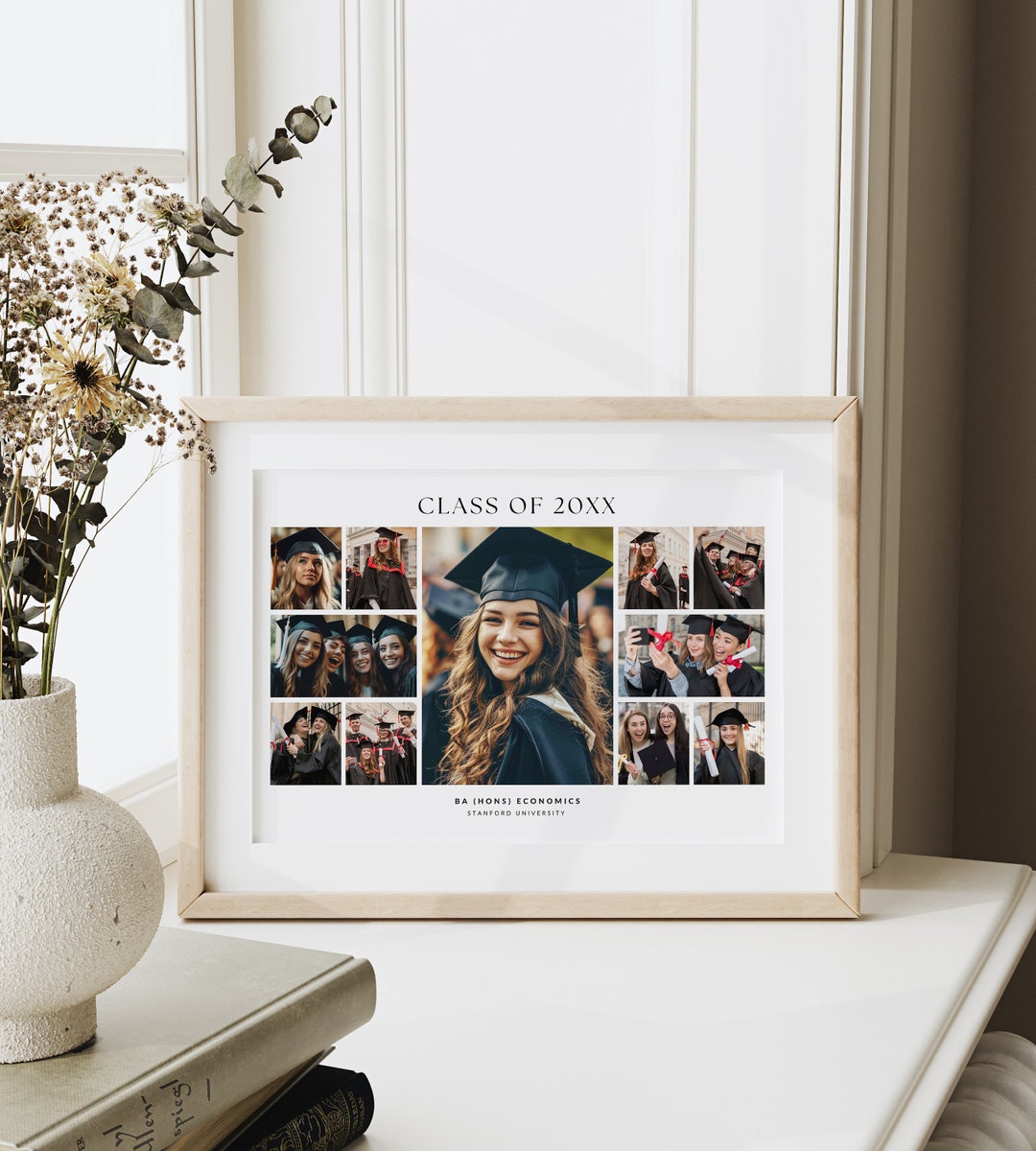 Horizontal Graduation Photo Collage TEMPLATE Class of 2025 ...