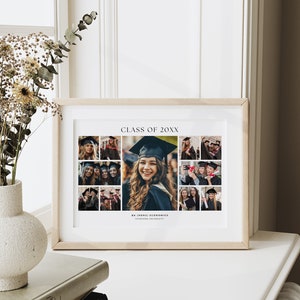Horizontal Graduation Photo Collage TEMPLATE Class of 2026 ...