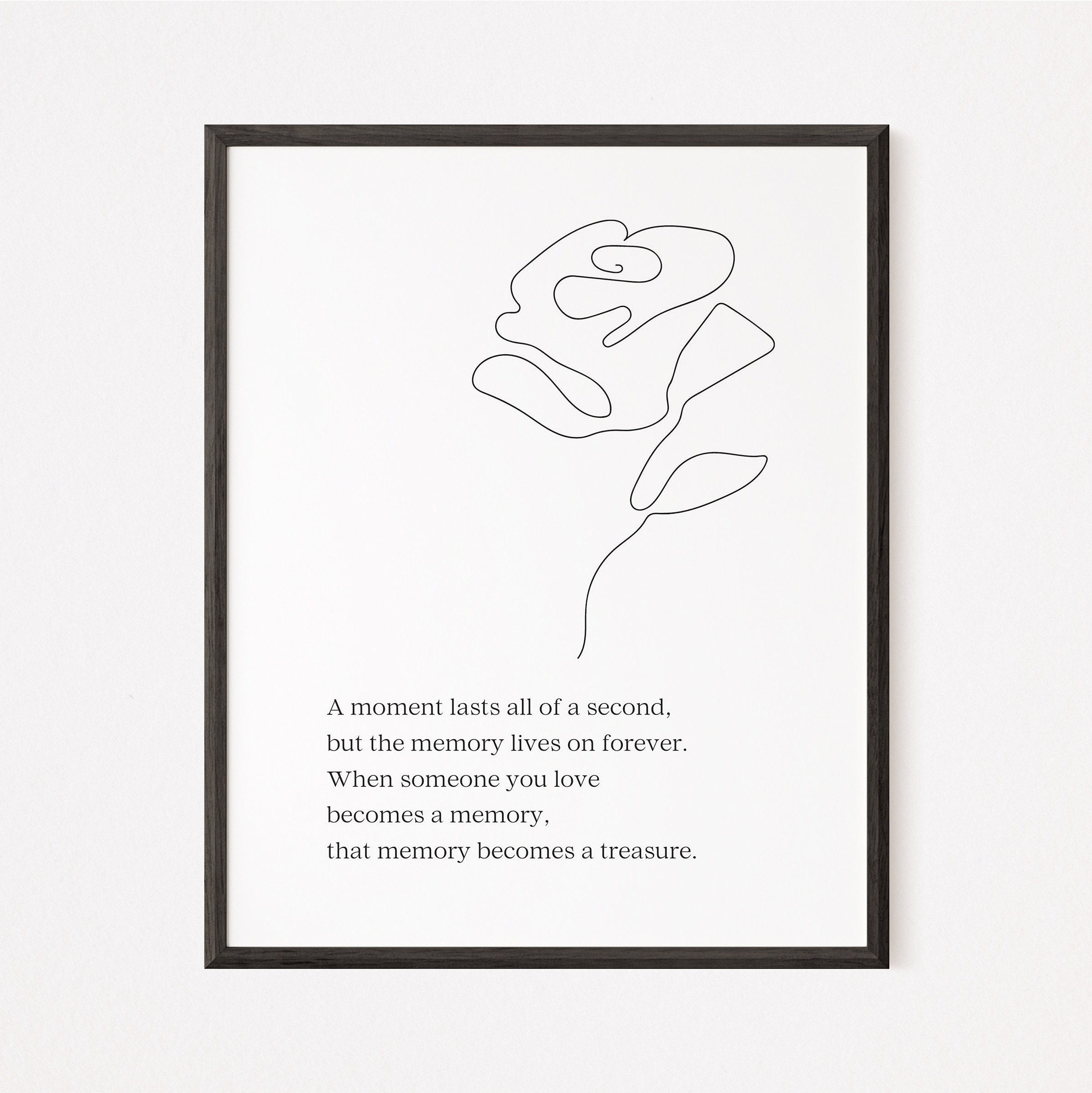 Celebration of Life Poem Printable Poem for Funeral A Moment - Etsy ...