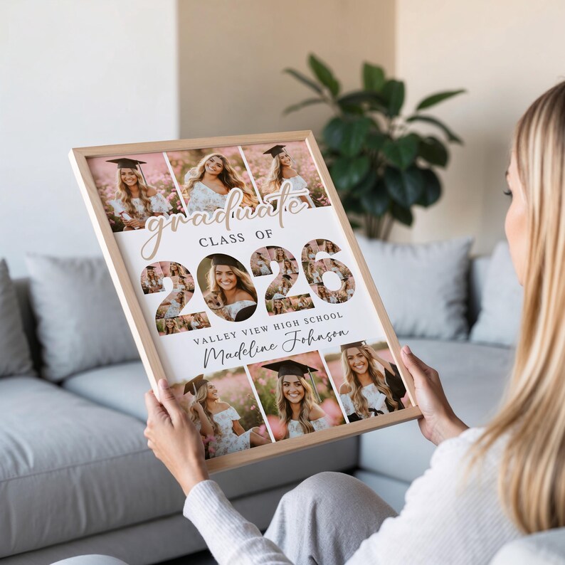 2026 Graduation Photo Collage Poster, Grad Party Welcome Sign: Canva ...