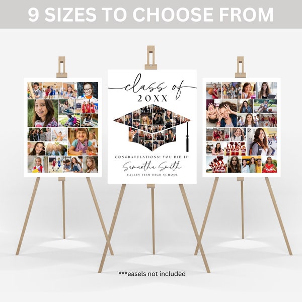 Graduation Poster Picture Template - Etsy