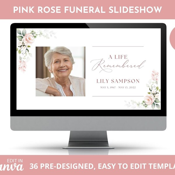 Powerpoint Funeral Slideshow - Etsy