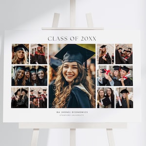 Horizontal Graduation Photo Collage TEMPLATE Class of 2026 ...