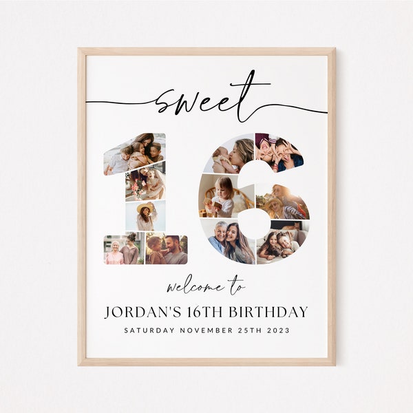 Sweet 16 Posters - Etsy