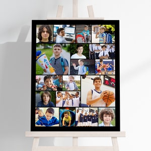 Graduation Photo Collage Class of 2024 TEMPLATE Set, Graduation Party ...