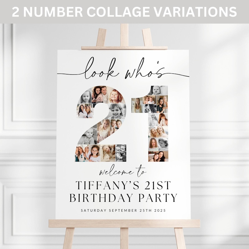 Custom 21st Welcome Sign - Etsy