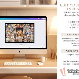 Horizontal Graduation 85 Photo Collage TEMPLATE Class of 2025 ...