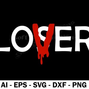 Lover / Loser Svgpng Loser Cut File Svg File for Cricut - Etsy