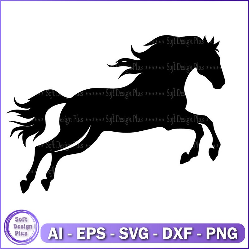 Running Horse Design - Etsy