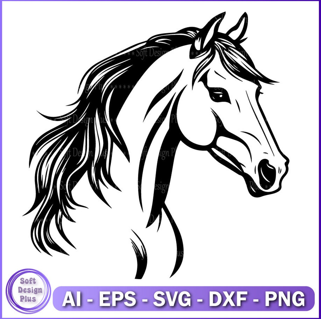 Horse Head SVG, Horse Svg, Horse Head Svg, Beautiful Horse Svg, Horse ...