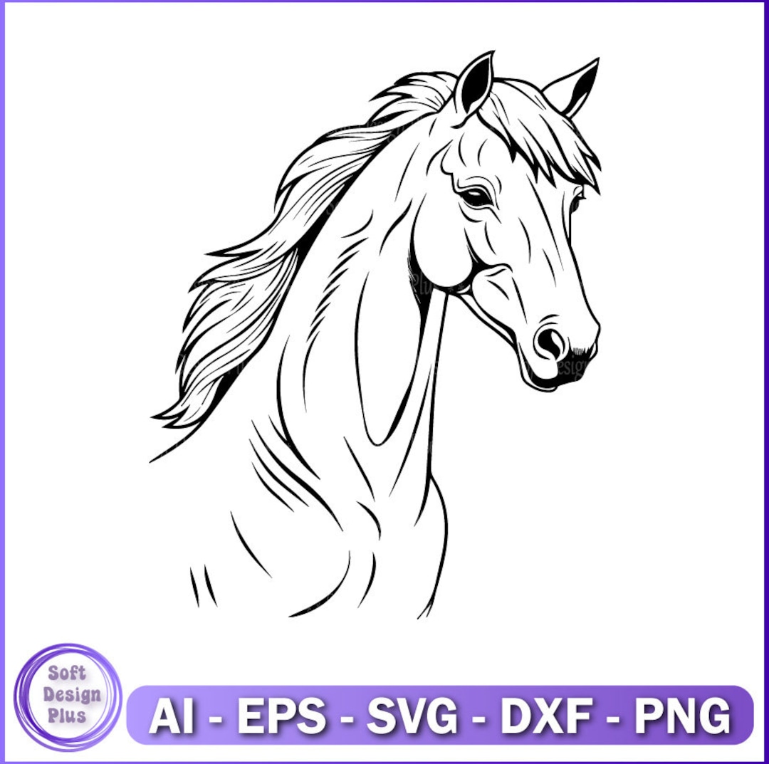 Horse Head SVG, Horse Svg, Horse Head Svg, Beautiful Horse Svg, Horse ...