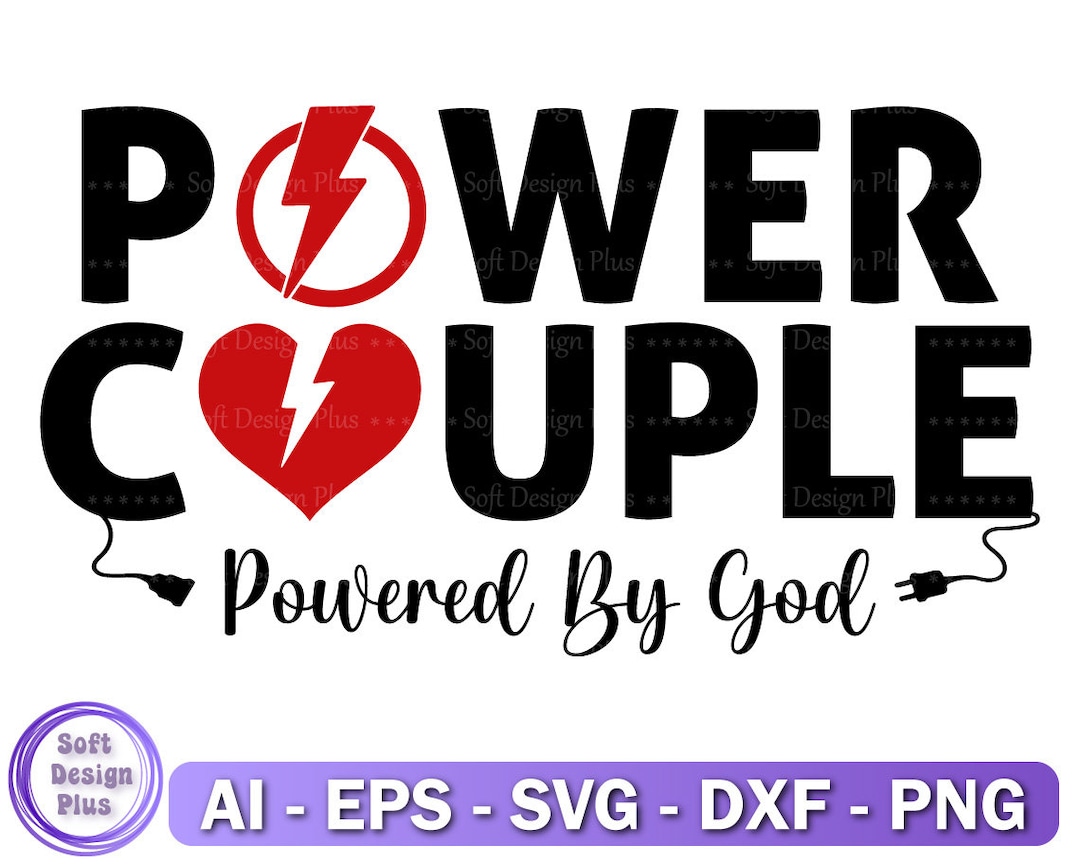 Power Couple SVG: Husband & Wife Design (digital File) - Etsy