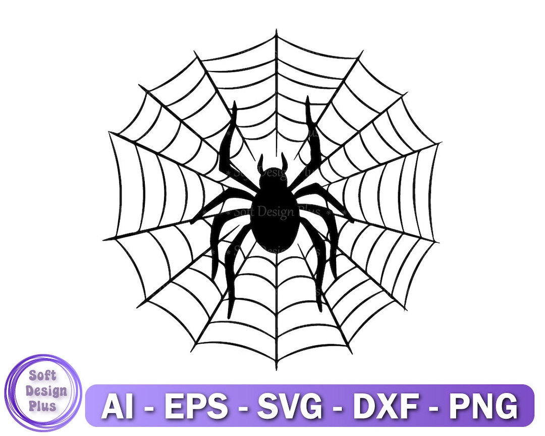 Spider SVG, Halloween Svg, Instant Download, Cut File, Cricut ...