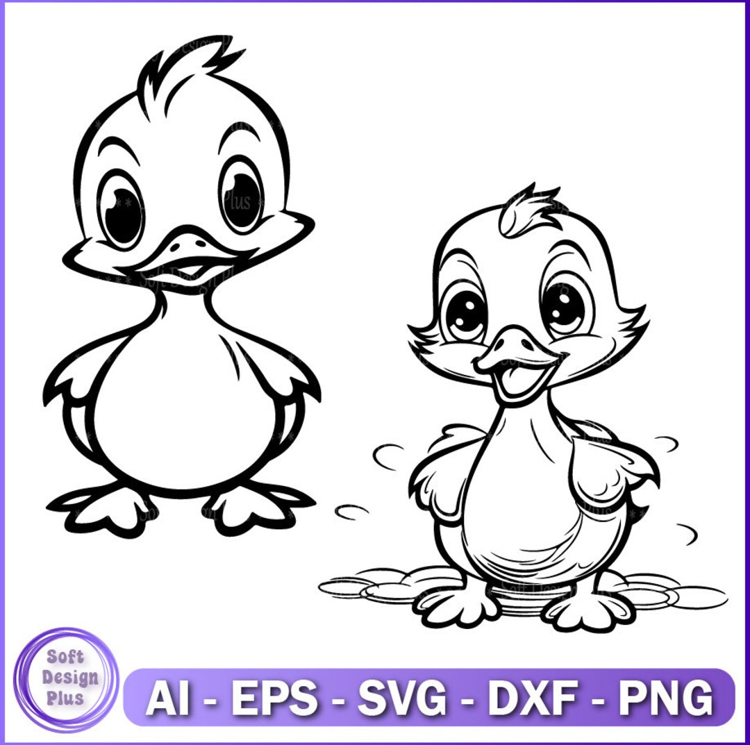 Baby Duck Svg Bundle , Duck Svg , Cut Files for Cricut, Cute Duck Svg ...