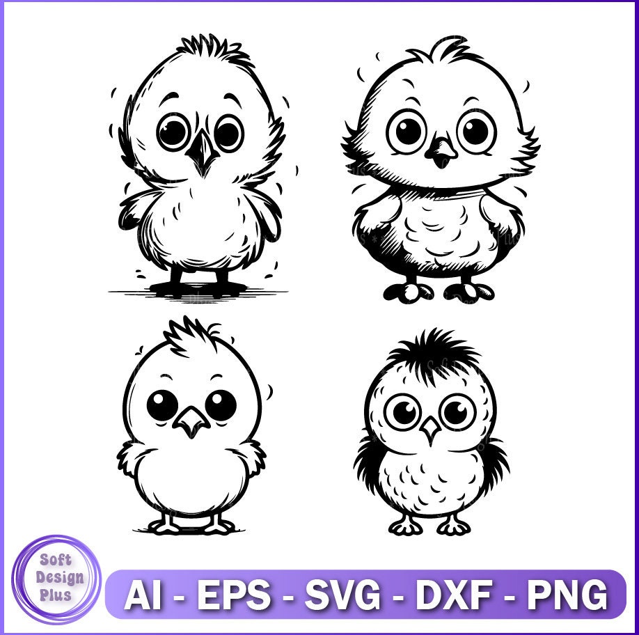 Chicken Svg Bundle, Farm Animals Svg, Chicken Vector, Cut Files for ...