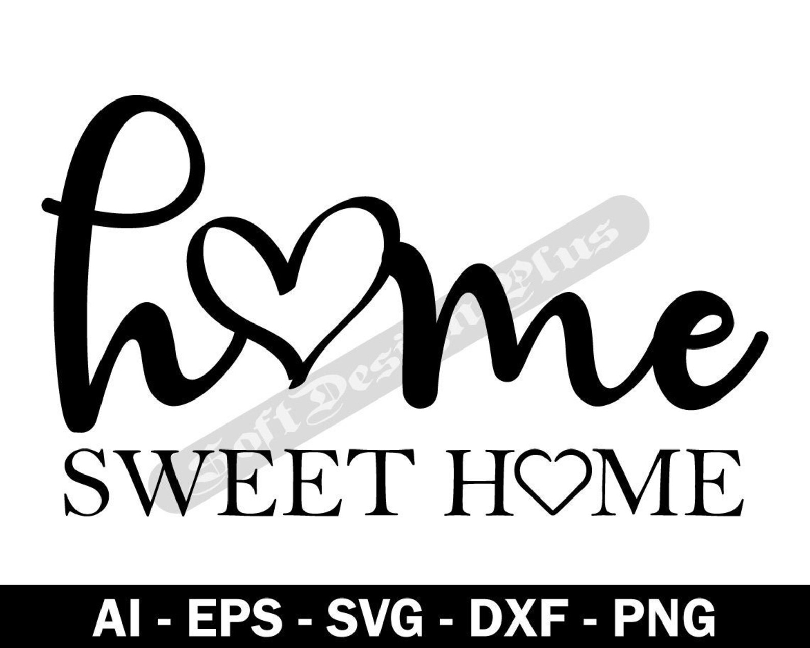 Home Sweet Home Svg Home Svg Files for Cricut Vinyl Cut - Etsy