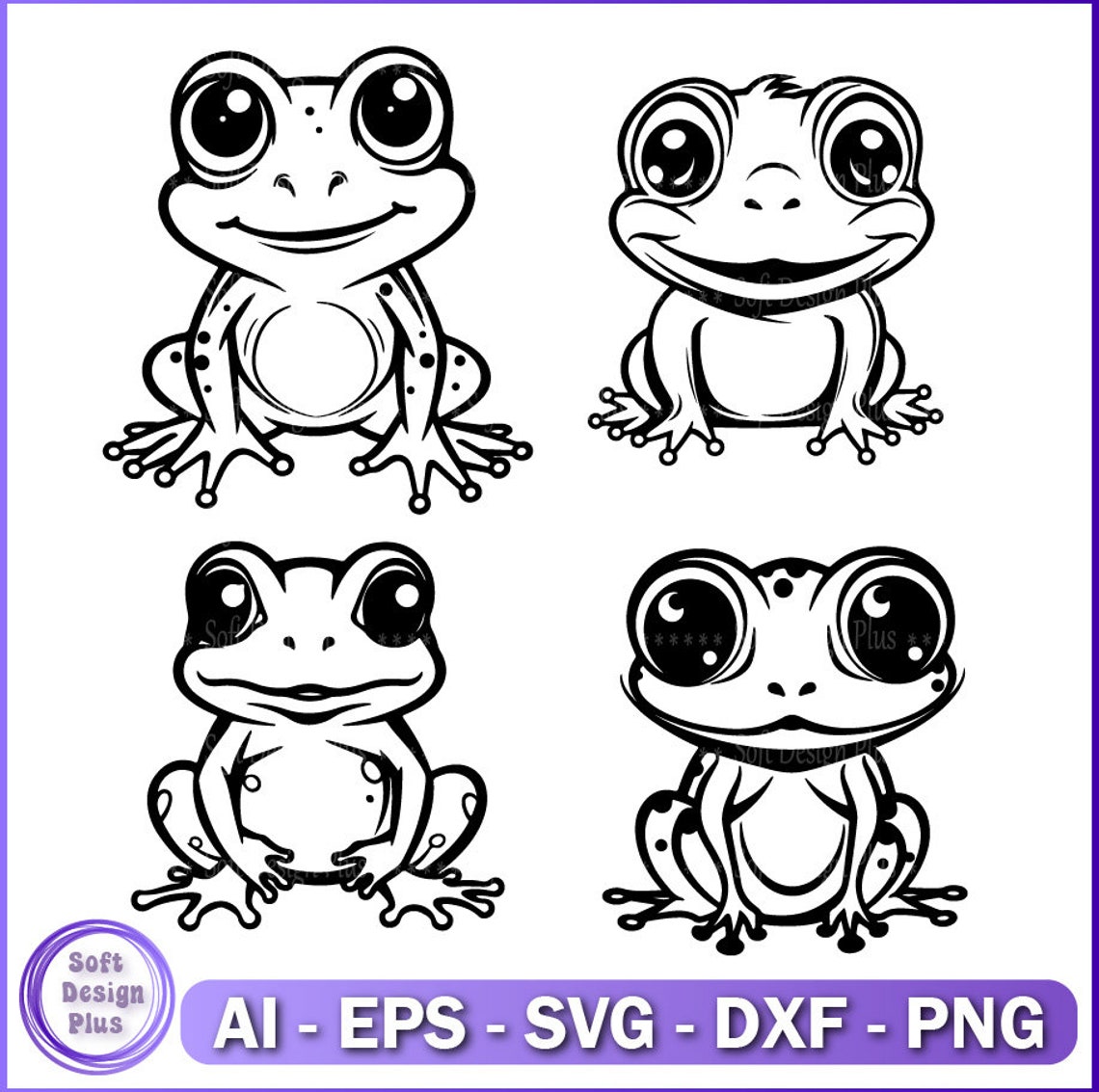 Frog Svg Bundle, Baby Frog Svg Bundle, Cute Frog SVG, Cute Animals Svg ...