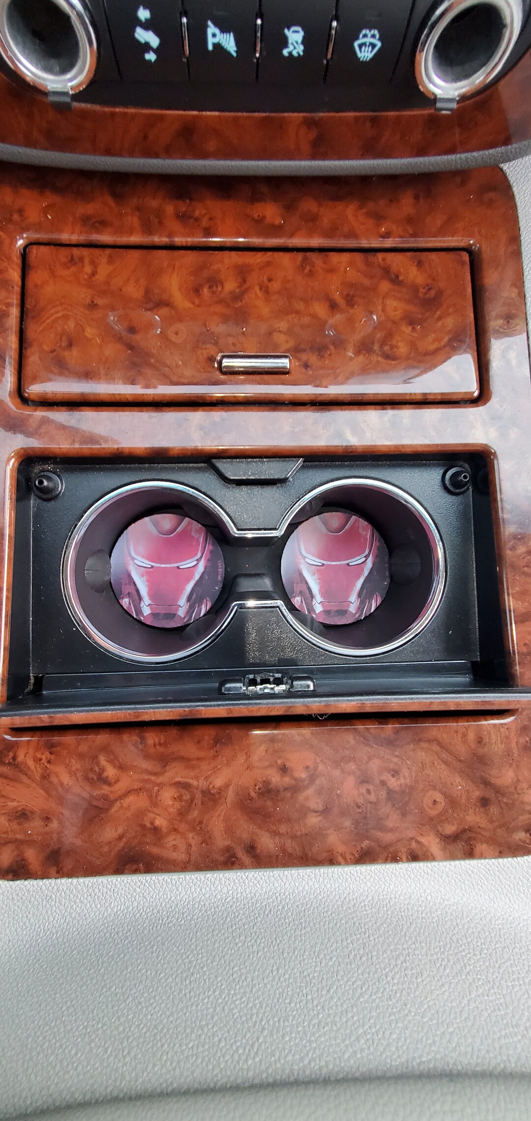 Iron Man, Red, Car Accessories, Car Decor, Car Coasters,coaster, Auto ...