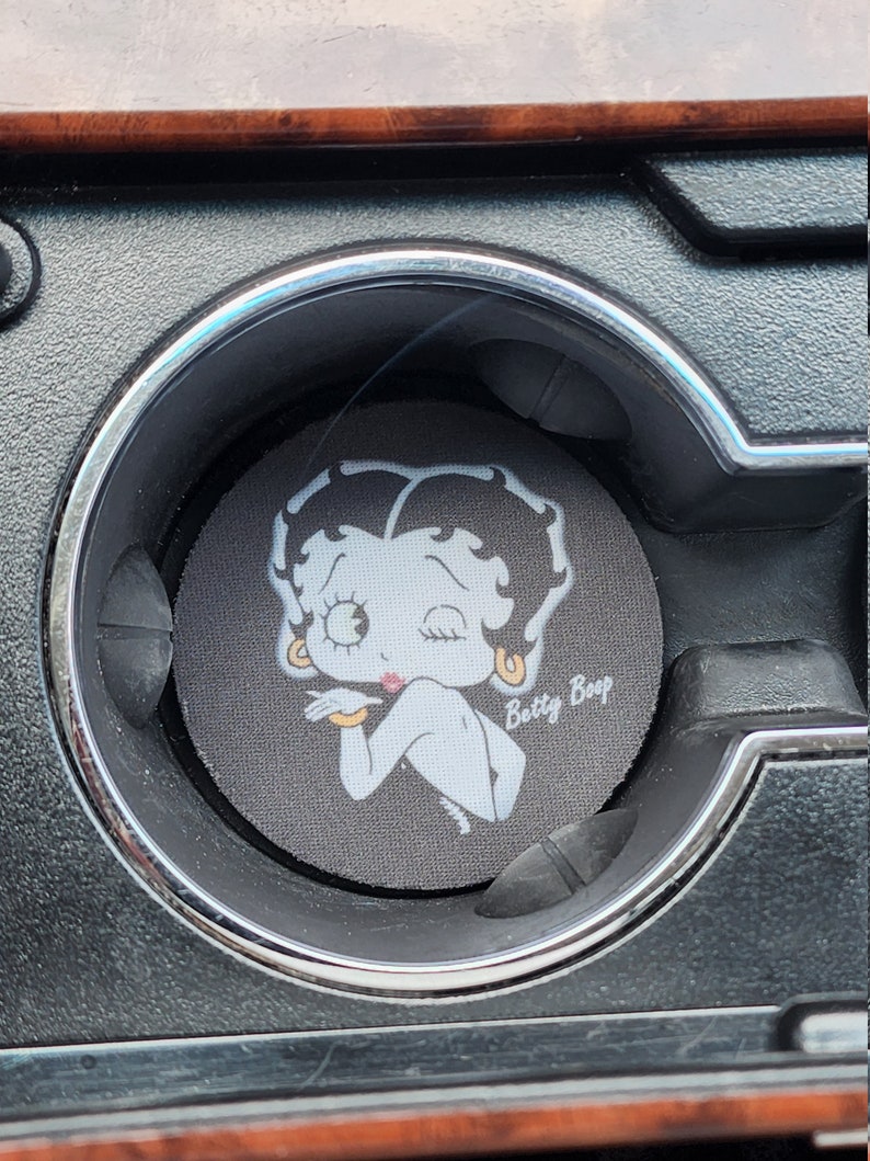 Betty Boop Car Accessories Car Decor Car Coasterscoaster - Etsy