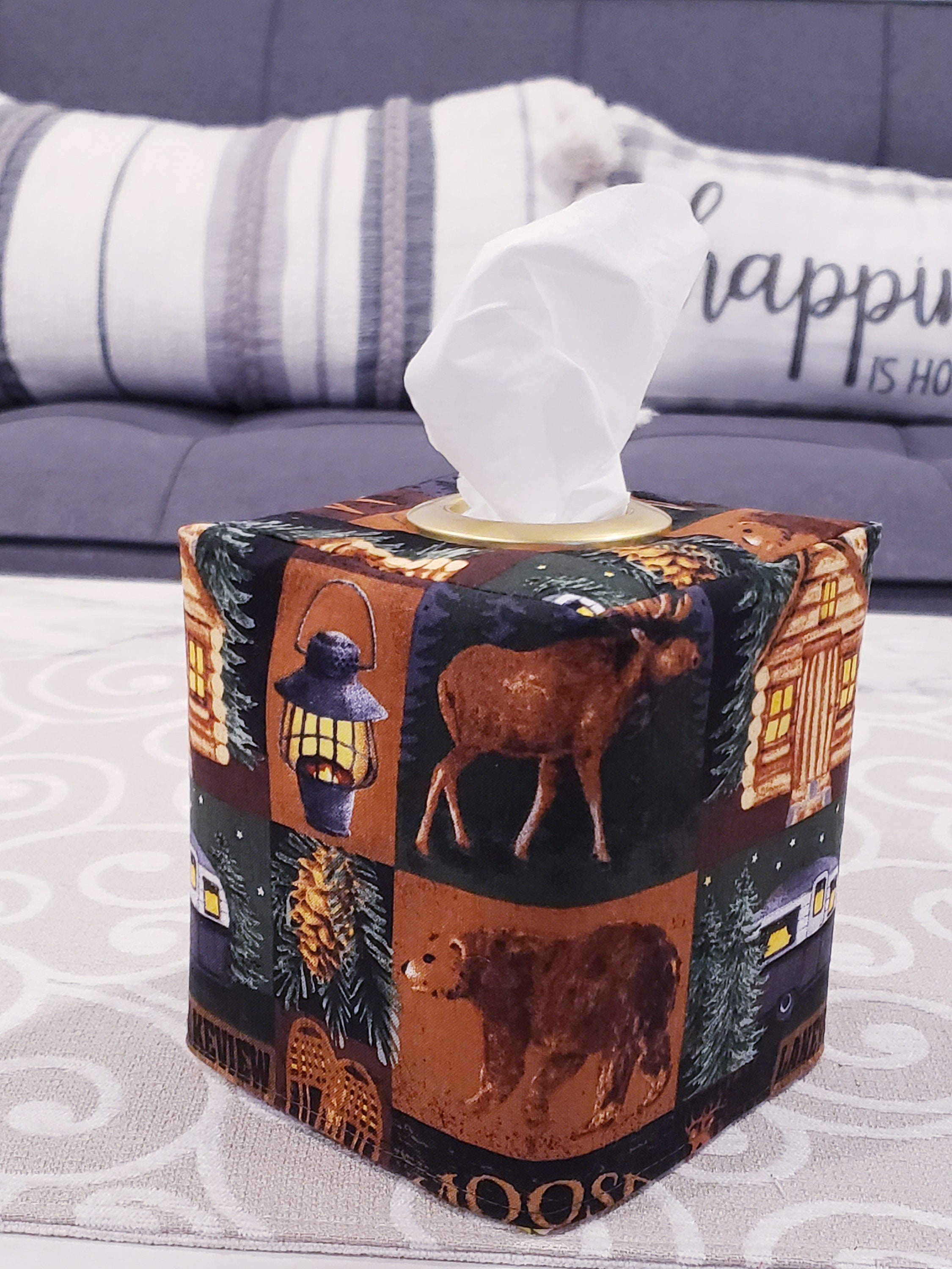 Woodland Animals Woodland Tissue Cover Cover Hunting - Etsy