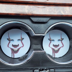 IT Pennywise Creepy Clown Car Coaster Coaster Car - Etsy