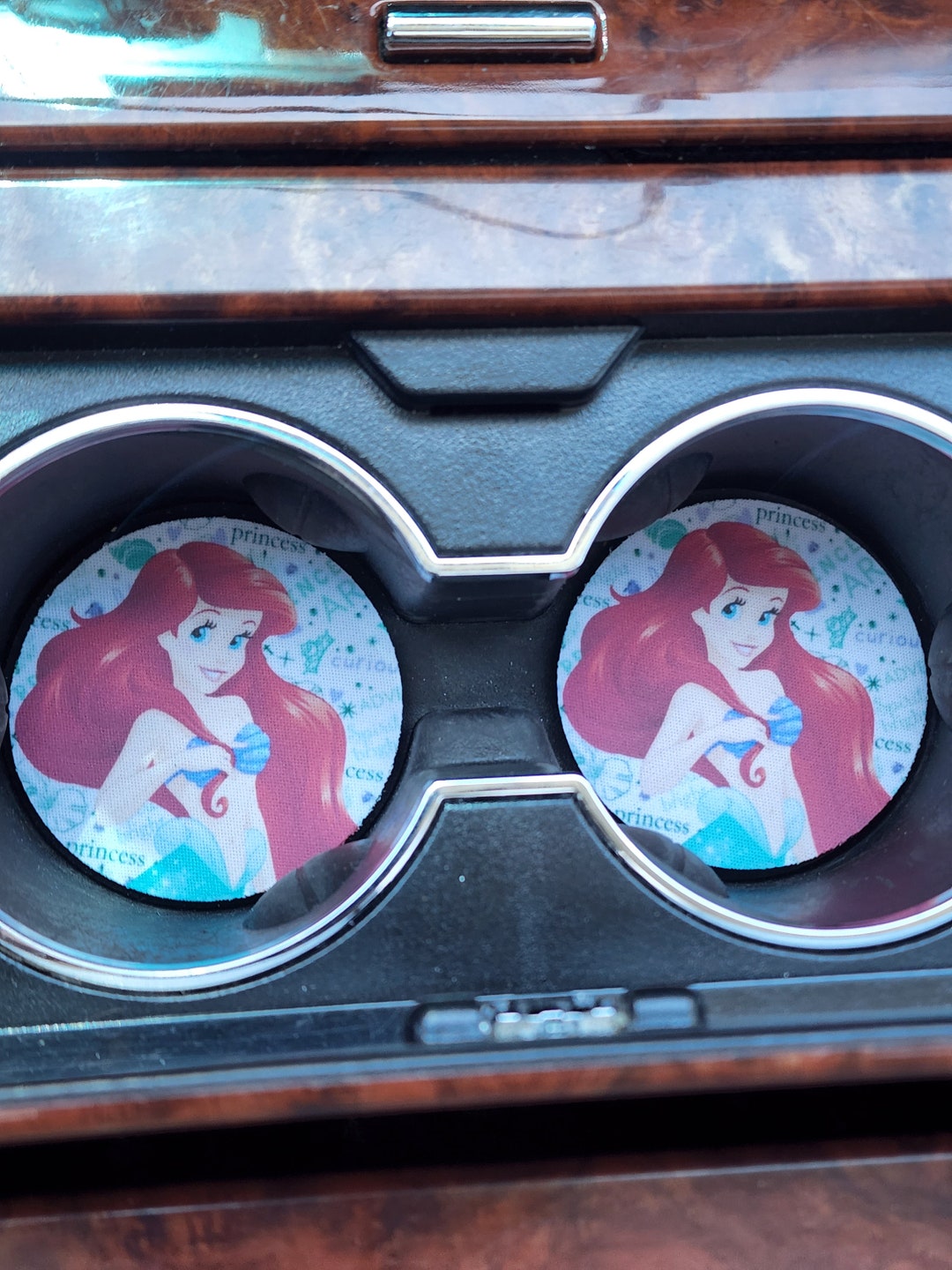 Ariel, Disney Princess, Car Accessories, Car Decor, Car Coasters ...