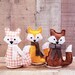 Fall Fabric Fox, Holiday Fox, Fox Decor, Fall Decoration, Woodland ...