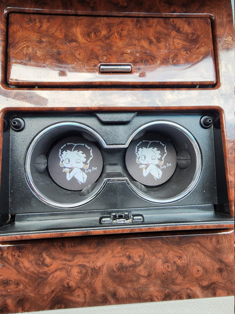 Betty Boop Car Accessories Car Decor Car Coasterscoaster - Etsy