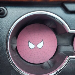 Spiderman, Coaster Set, Car Accessories, Car Decor, Car Coasters ...