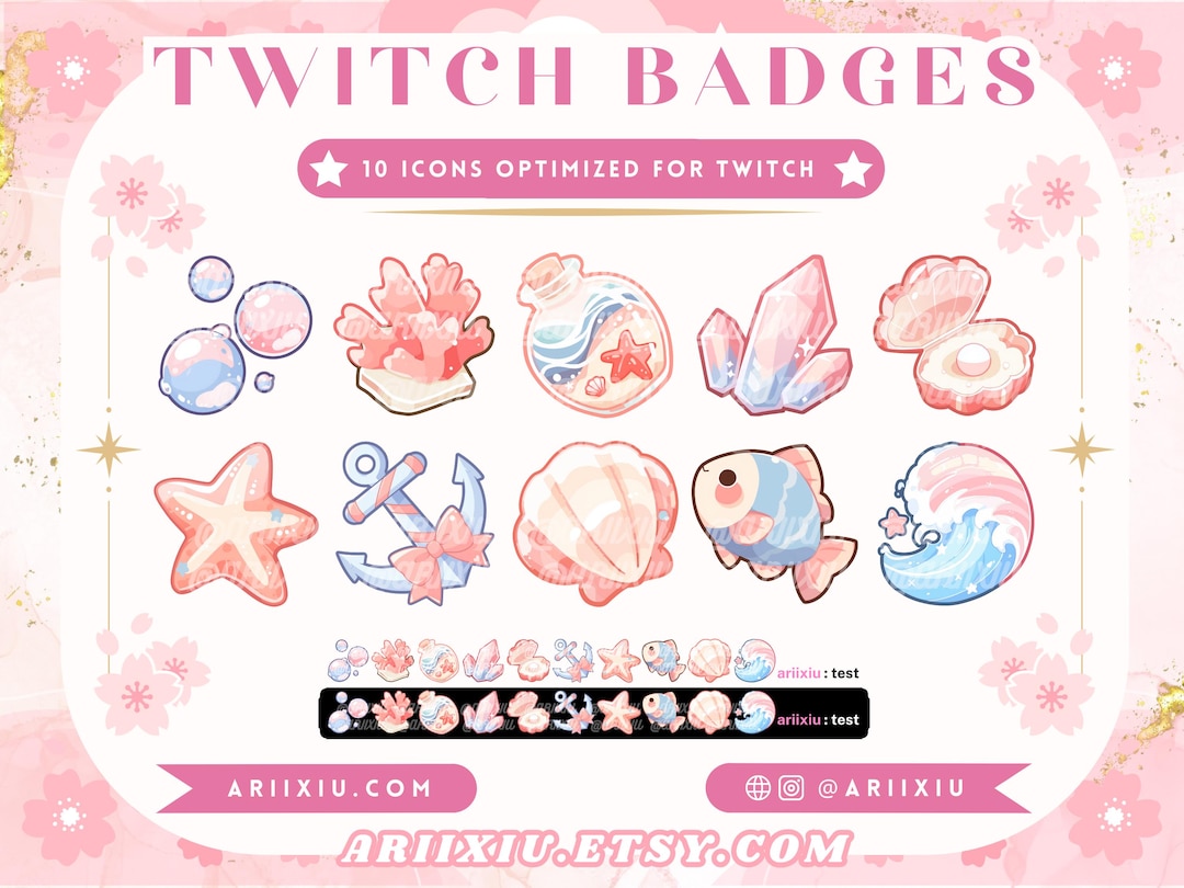 Aesthetic Ocean Seaside Dreamer Badge Set | Beach Lover Summer | Cute ...