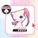 Mew Waving Hi Emote | Hello Greeting Cute Chibi Twitch Emotes | Discord ...