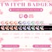 Cute Colorful Koi Fish Twitch Sub / Bit Badges Channel Points Icons ...