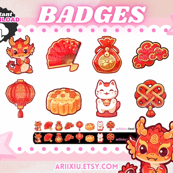 Twitch Channel Points Badge Dragon - Etsy