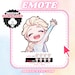 Ice Princess Waving Hi Emote Cute Chibi Kawaii Twitch Emotes Discord ...