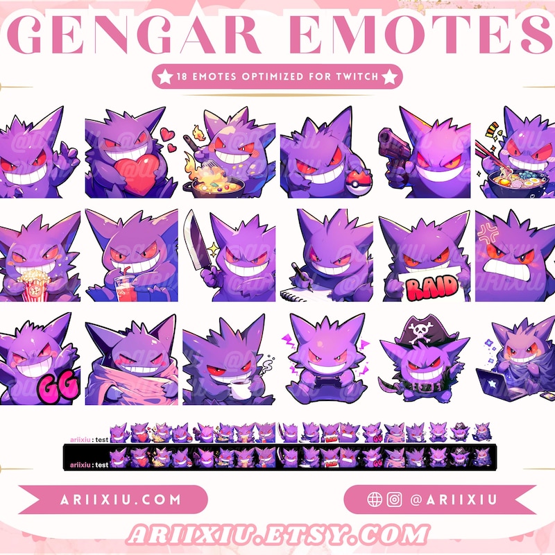 Cute Gengar - Etsy