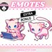 Mew Emote MEGA Bundle 18 Cute Emotes Ready to Use Twitch Discord ...