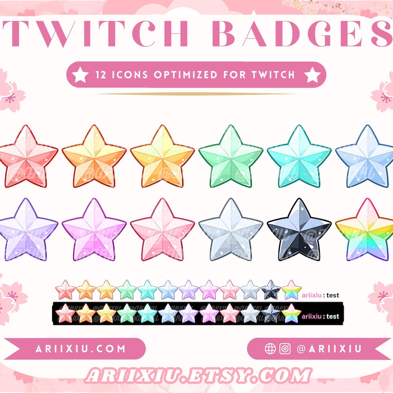 Youtube Badge Star - Etsy