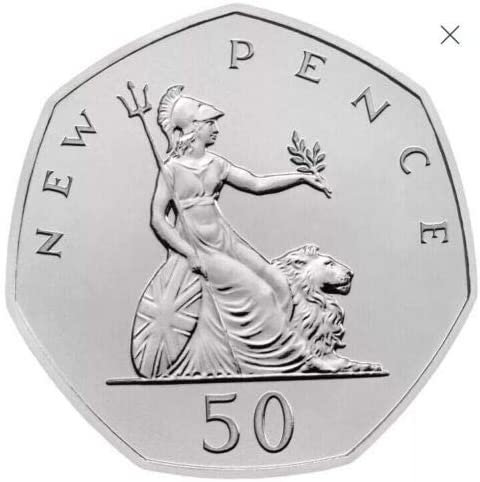 50 Years of 50p | Etsy