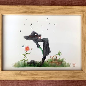 Spring Witch Witch Art Print Witch Wall Art - Etsy