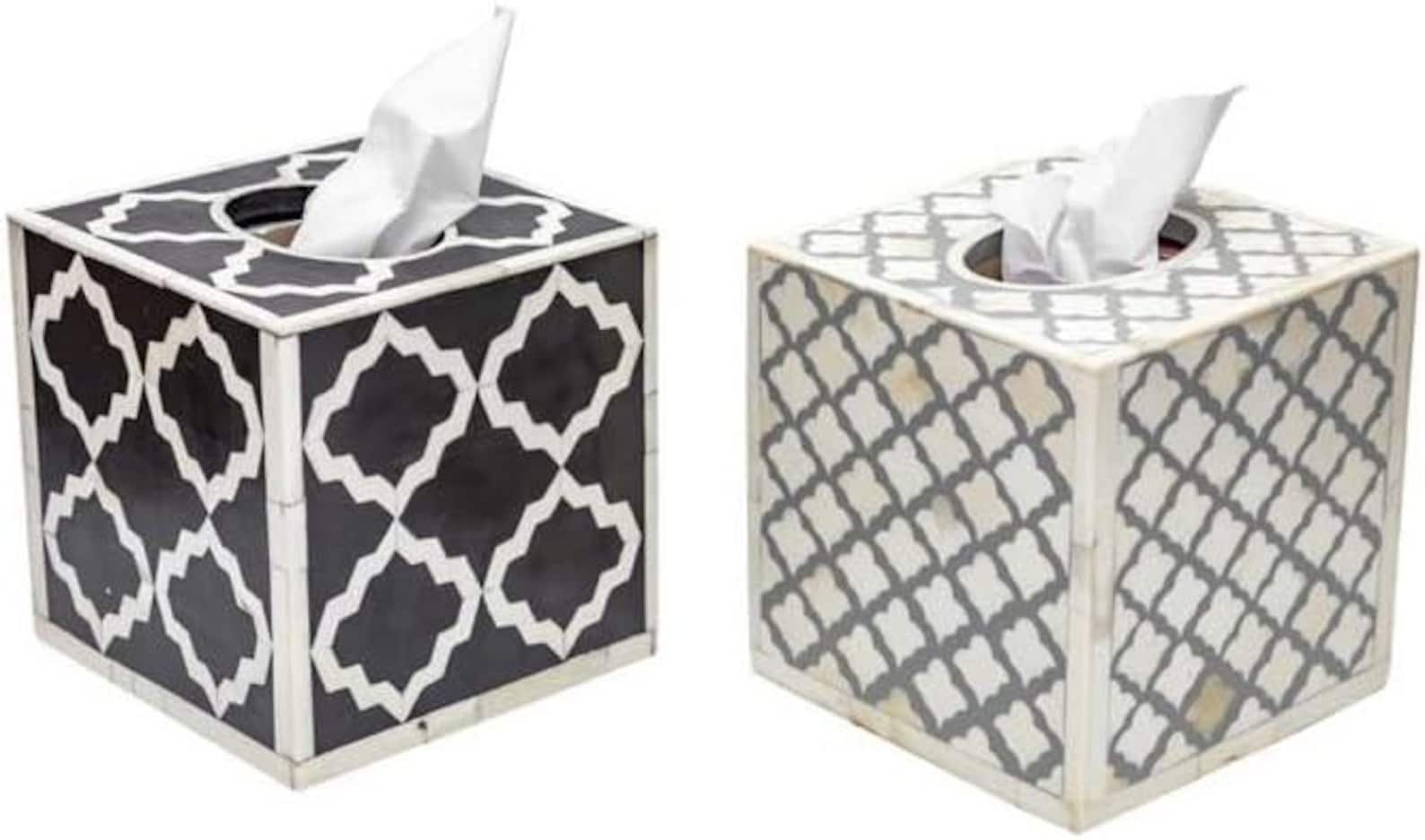 Chic and Elegant Bone Inlay Tissue Box (only 1 Box) - Etsy