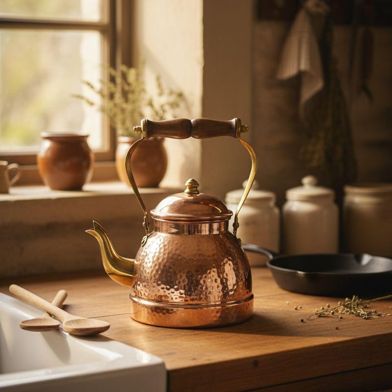 Usable Copper Tea Kettle - Etsy