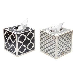 Chic and Elegant Bone Inlay Tissue Box (only 1 Box) - Etsy