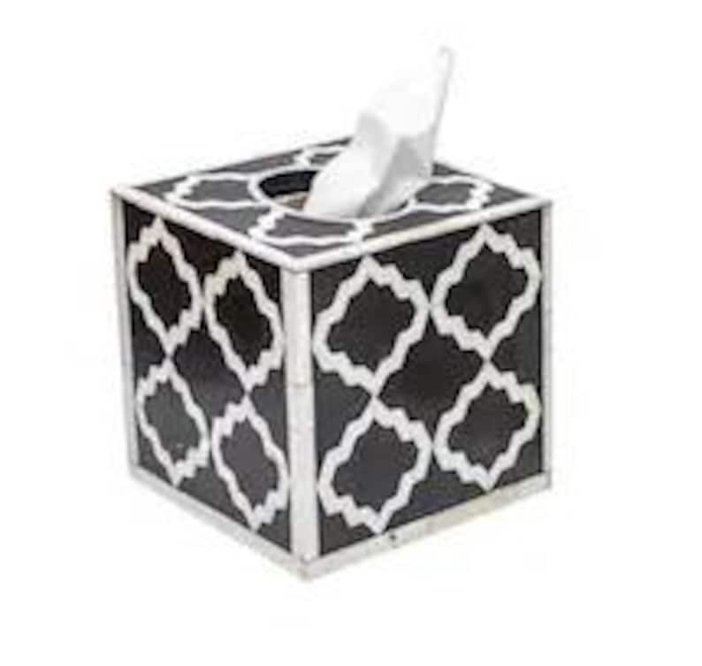 Chic and Elegant Bone Inlay Tissue Box (only 1 Box) - Etsy