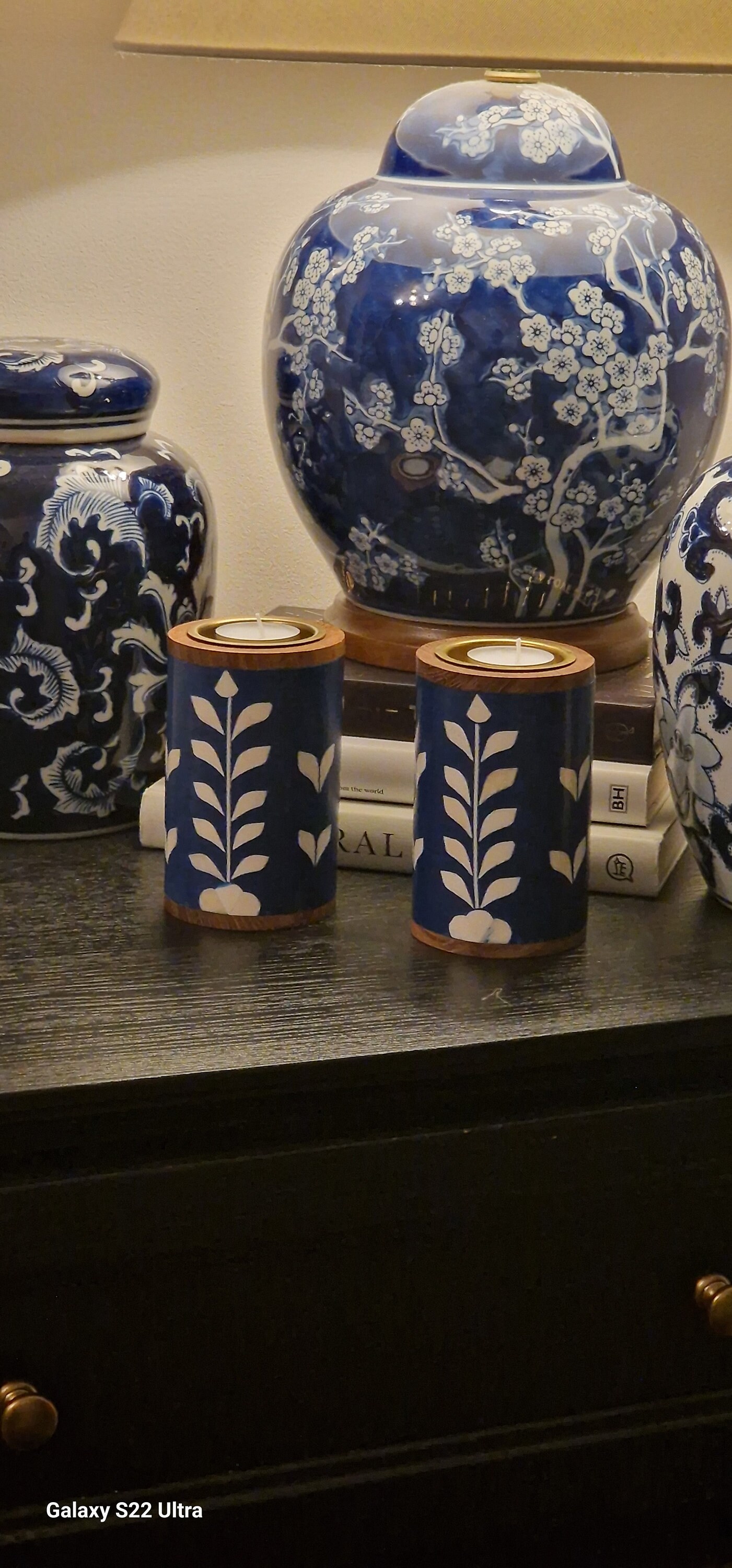 A Set of Bone Inlay Candle Stand, Handmade Bakhoor Stand, Candle Holder ...