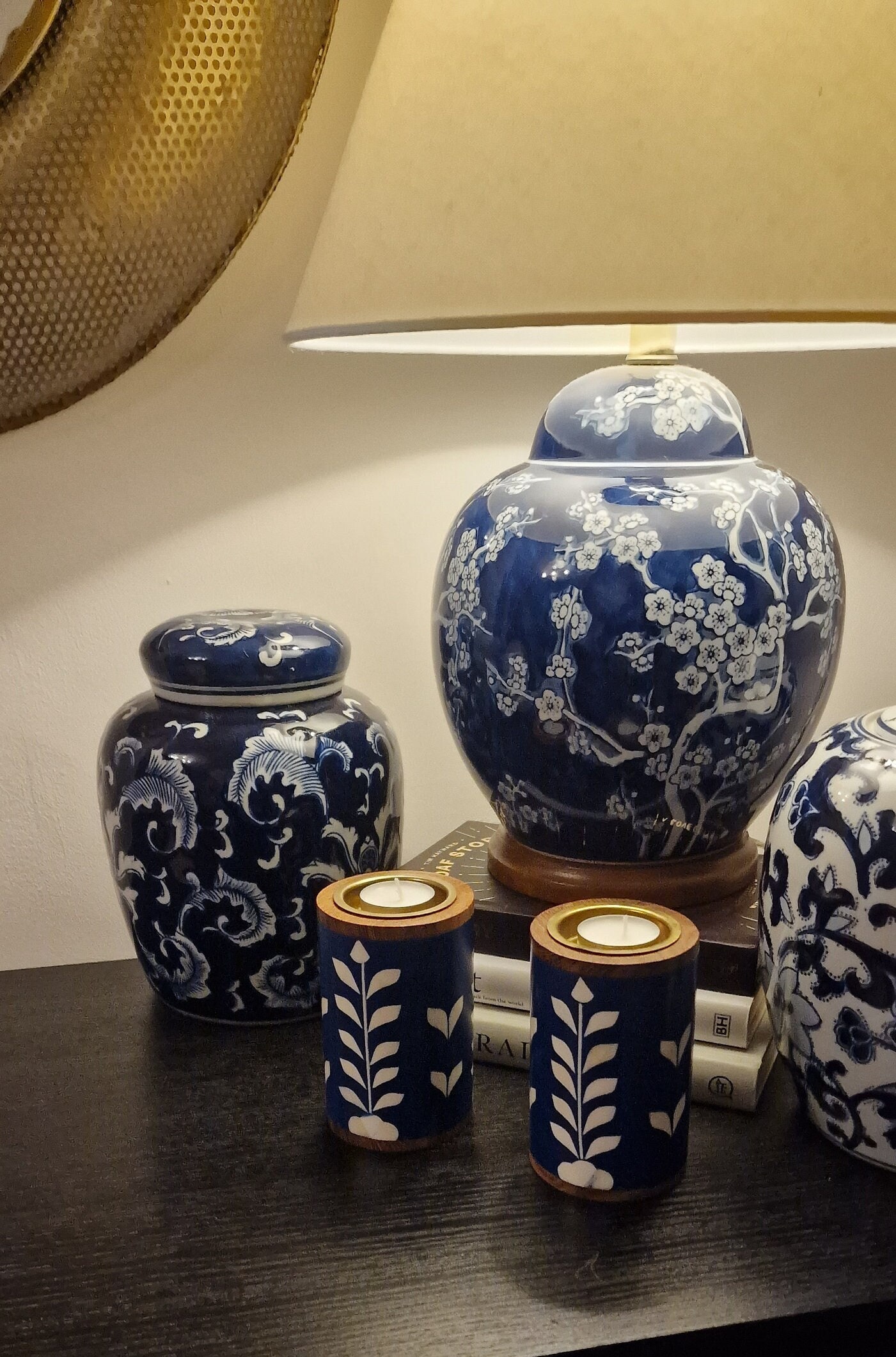 A Set of Bone Inlay Candle Stand, Handmade Bakhoor Stand, Candle Holder ...