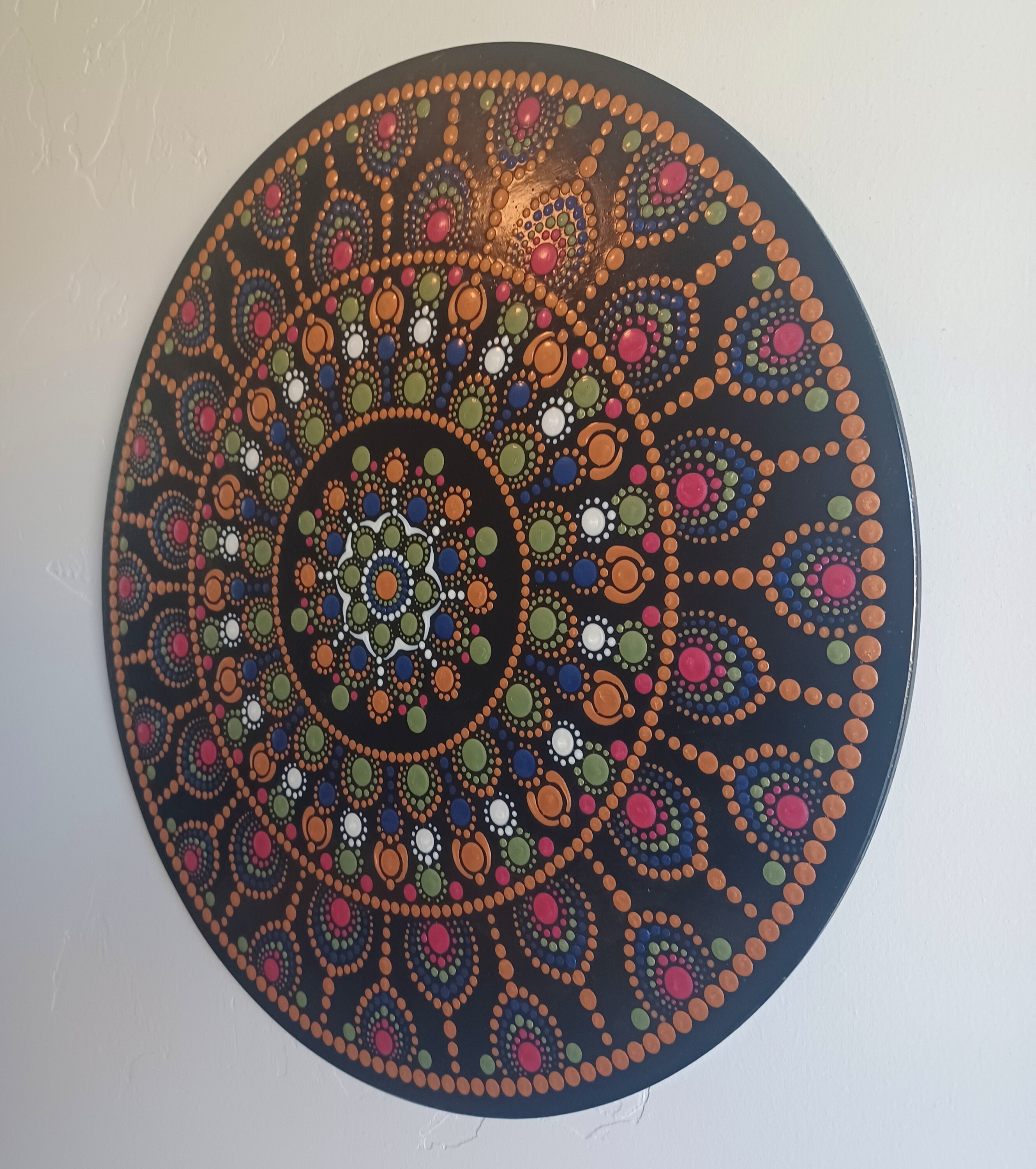 Hand-painted Mandala - Etsy